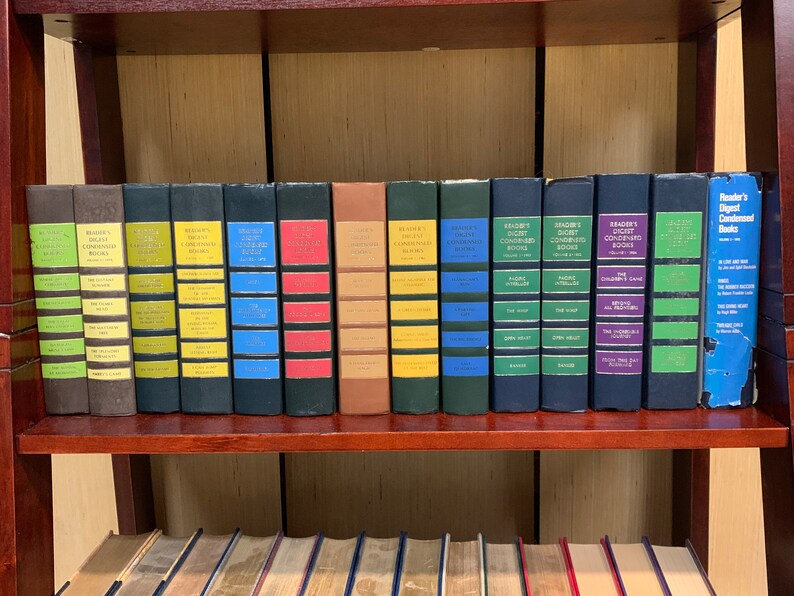 Readers Digest Condensed Books 1969-2014 - Etsy