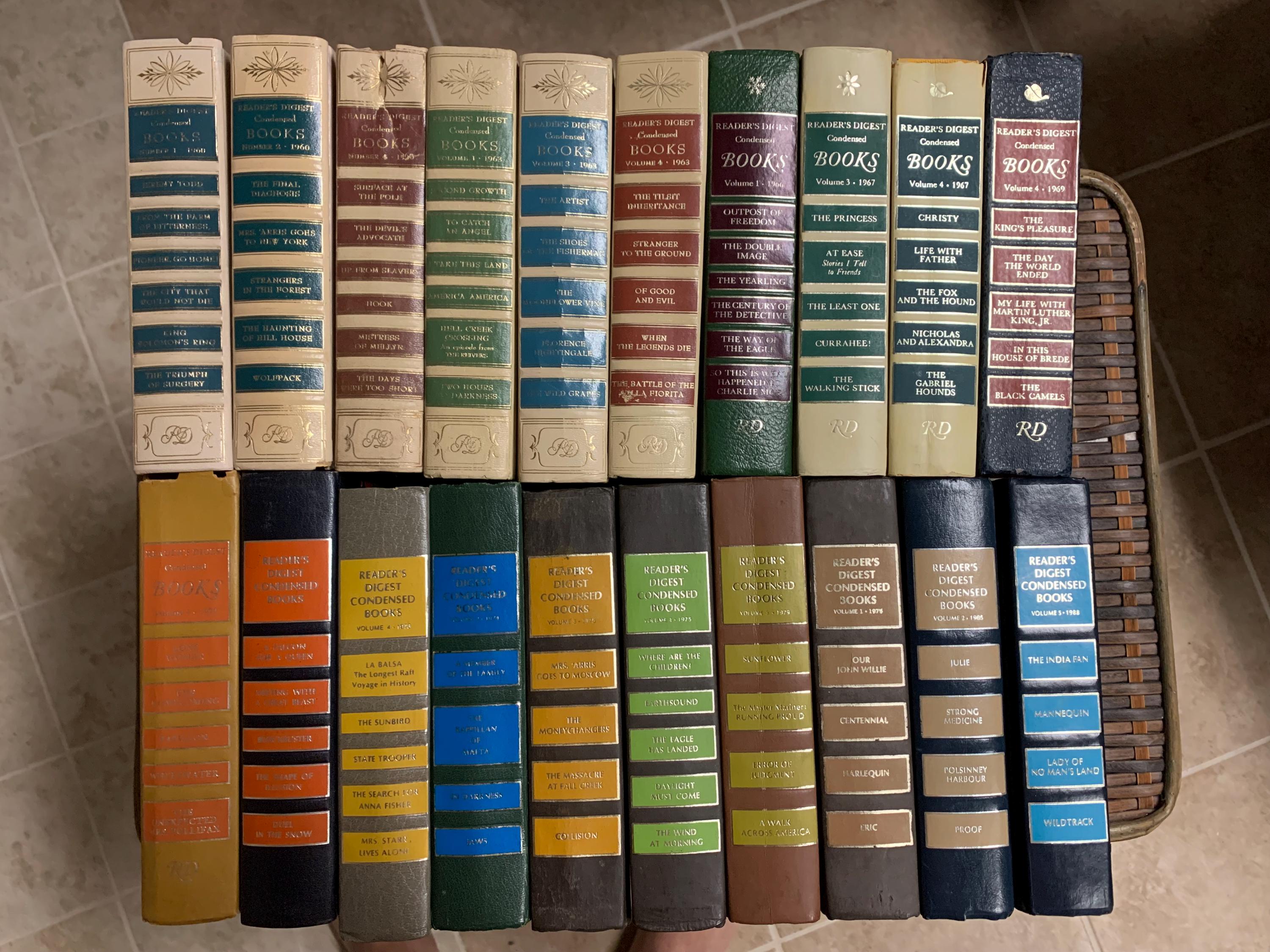 Readers Digest Condensed Books 1957-1999 - Etsy