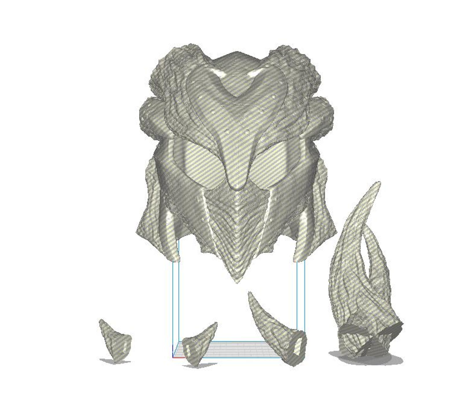 Dark Fantasy Evil Helmet STL File – Sauron Inspired 3D Printable Armor ...