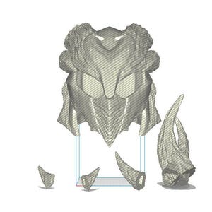Sauron Inspired Evil Helmet STL File: 3D Printable Dark Fantasy Armor ...