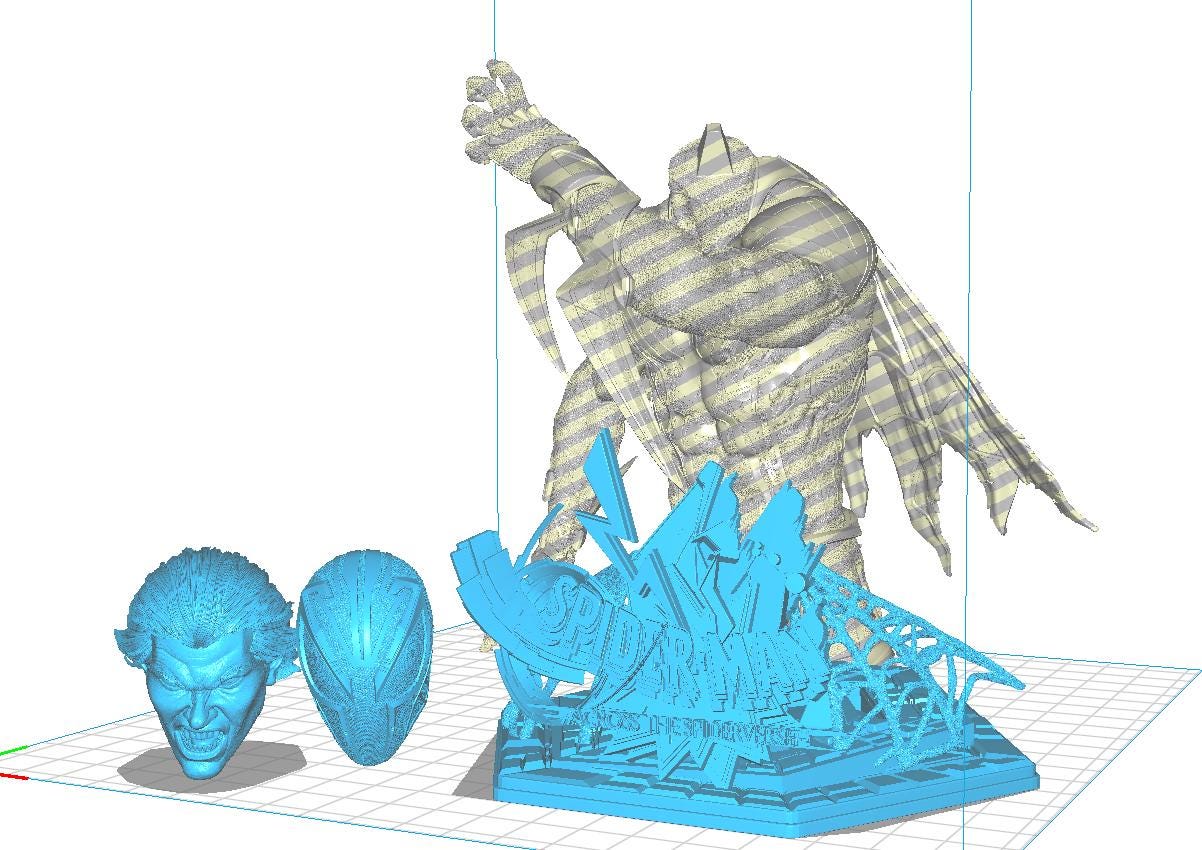 Wicked Spider-man STL File – 3D Printable Villainous Spider Design for ...
