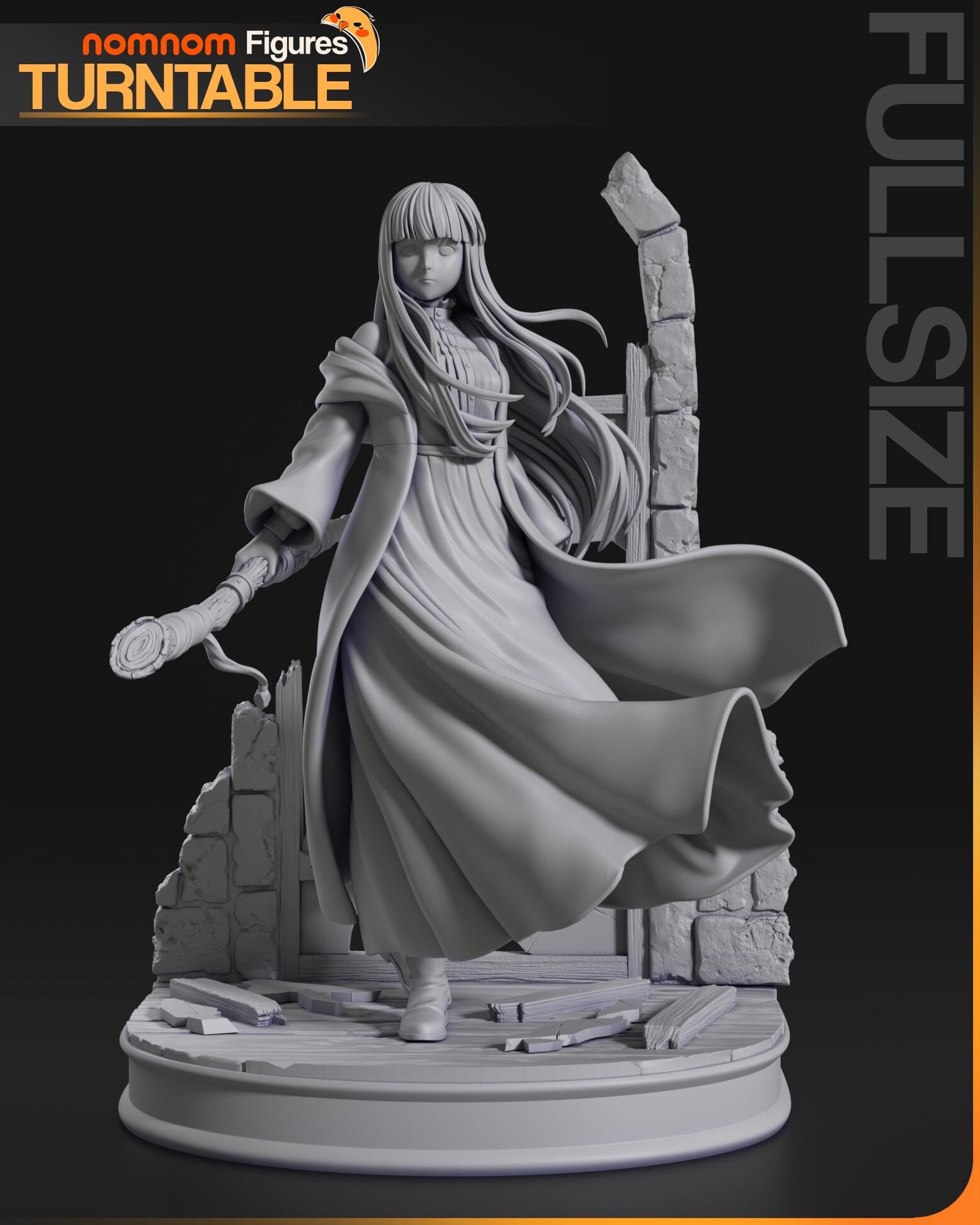 Frieren Anime Collectible Statue – High Quality 3D Printer Model ...