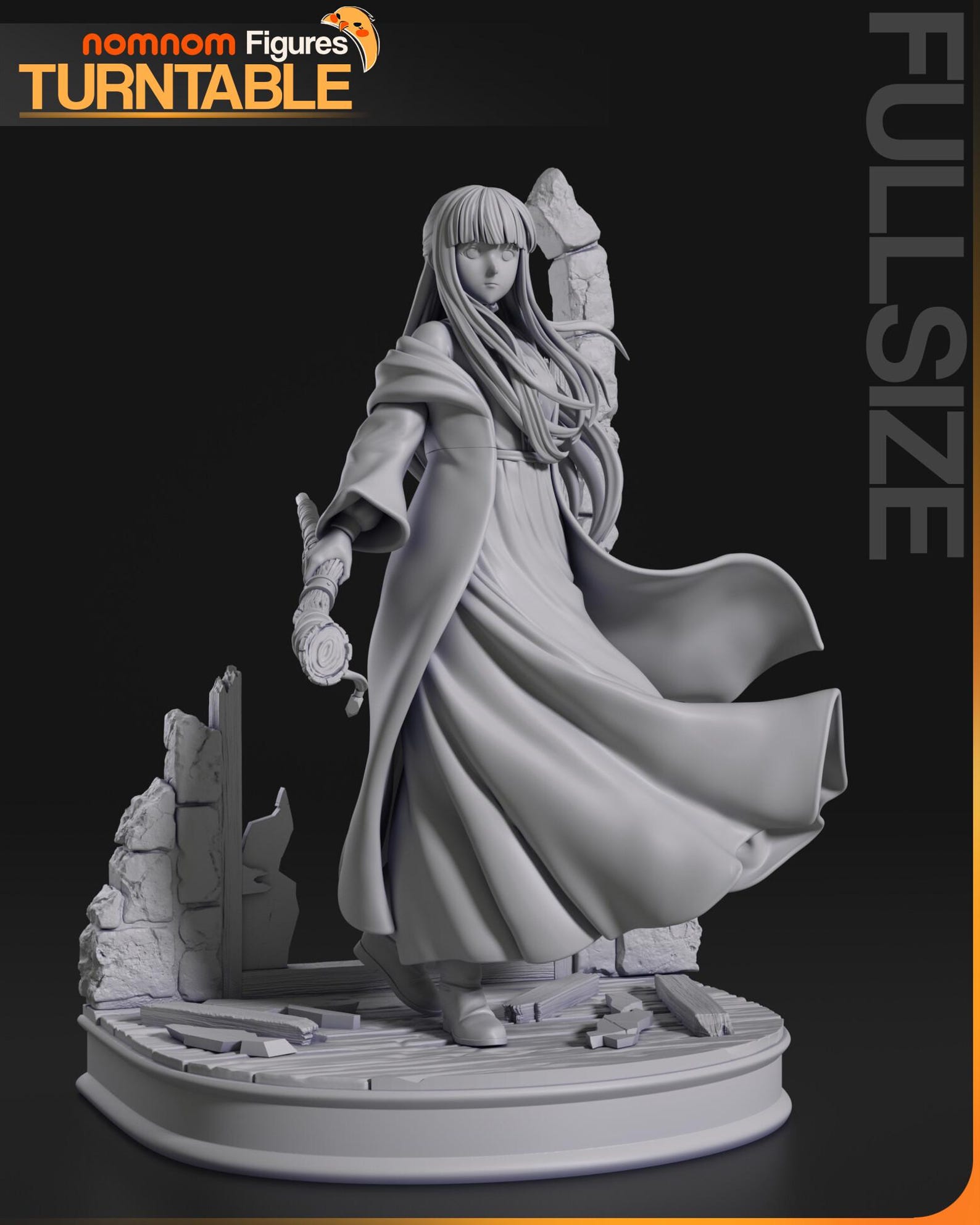 Frieren Anime Collectible Statue – High Quality 3D Printer Model ...