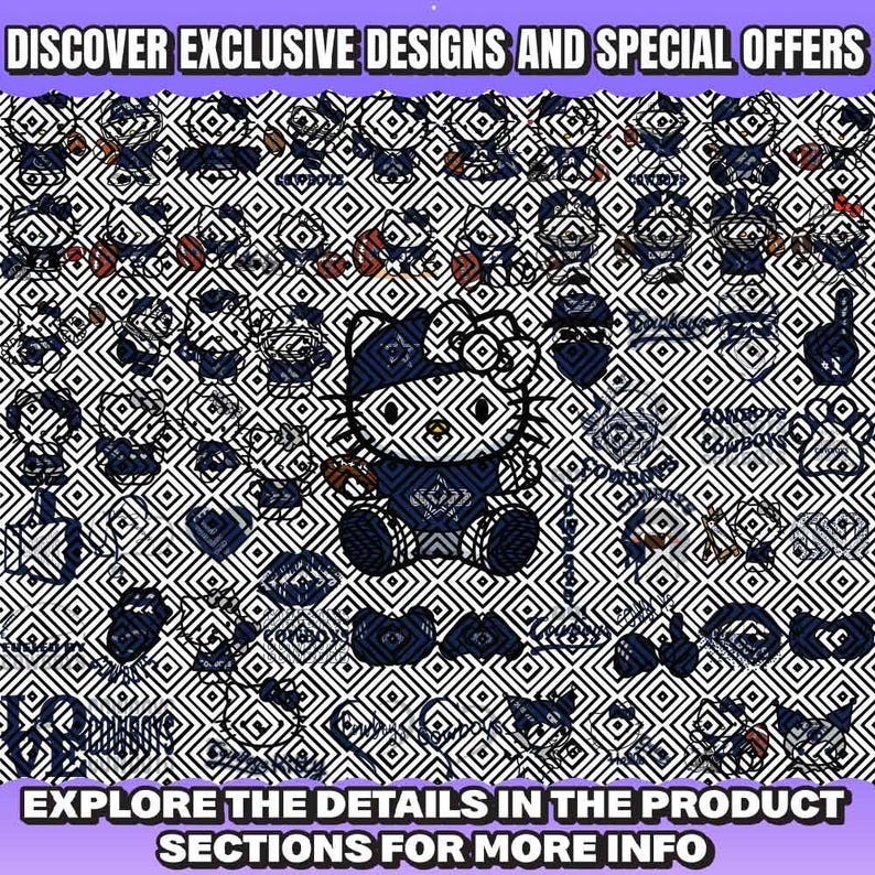 310 Hello-kitty Dallas-cowboys Logo Files Svg, Dallas-cowboys Svg, N-F ...
