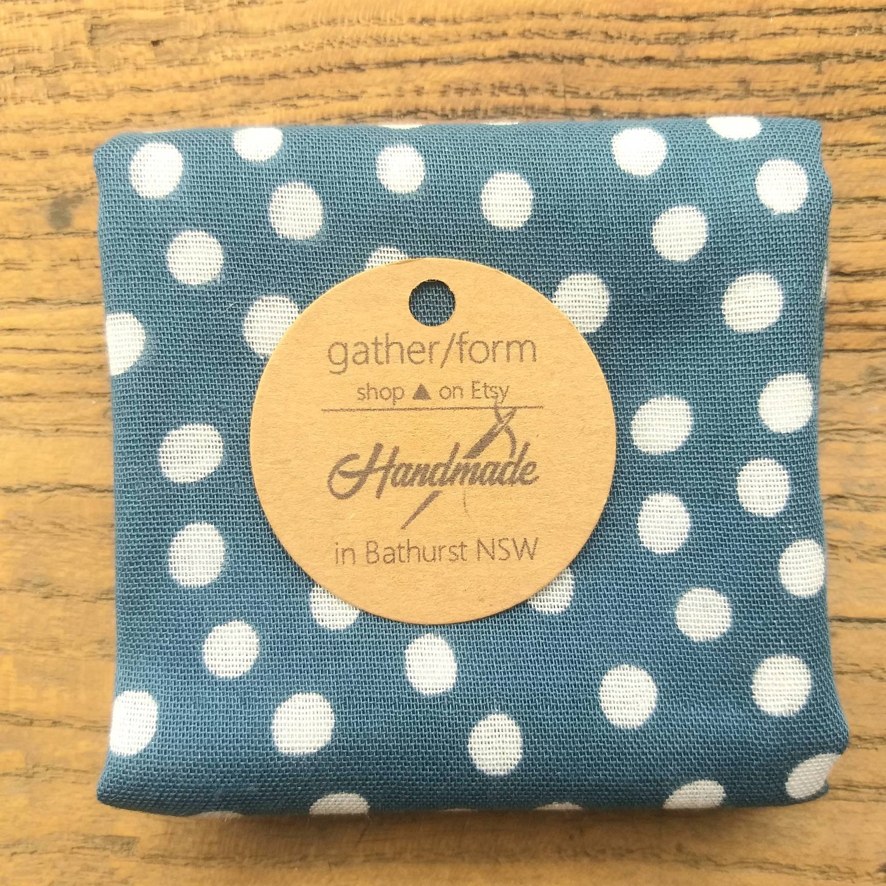 Spotty Double Gauze Handkerchief 100% Cotton Hanky 3 Colours Australian ...