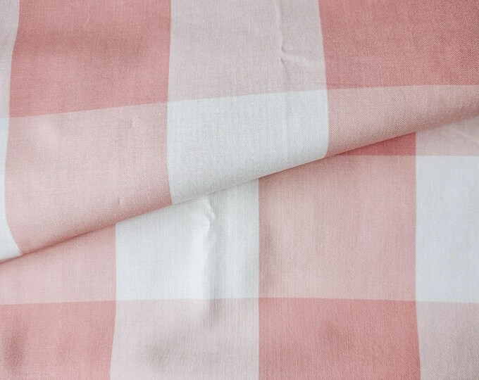 Nerida Hansen | Extra Large Gingham Pink | Mid-weight Cotton - Etsy