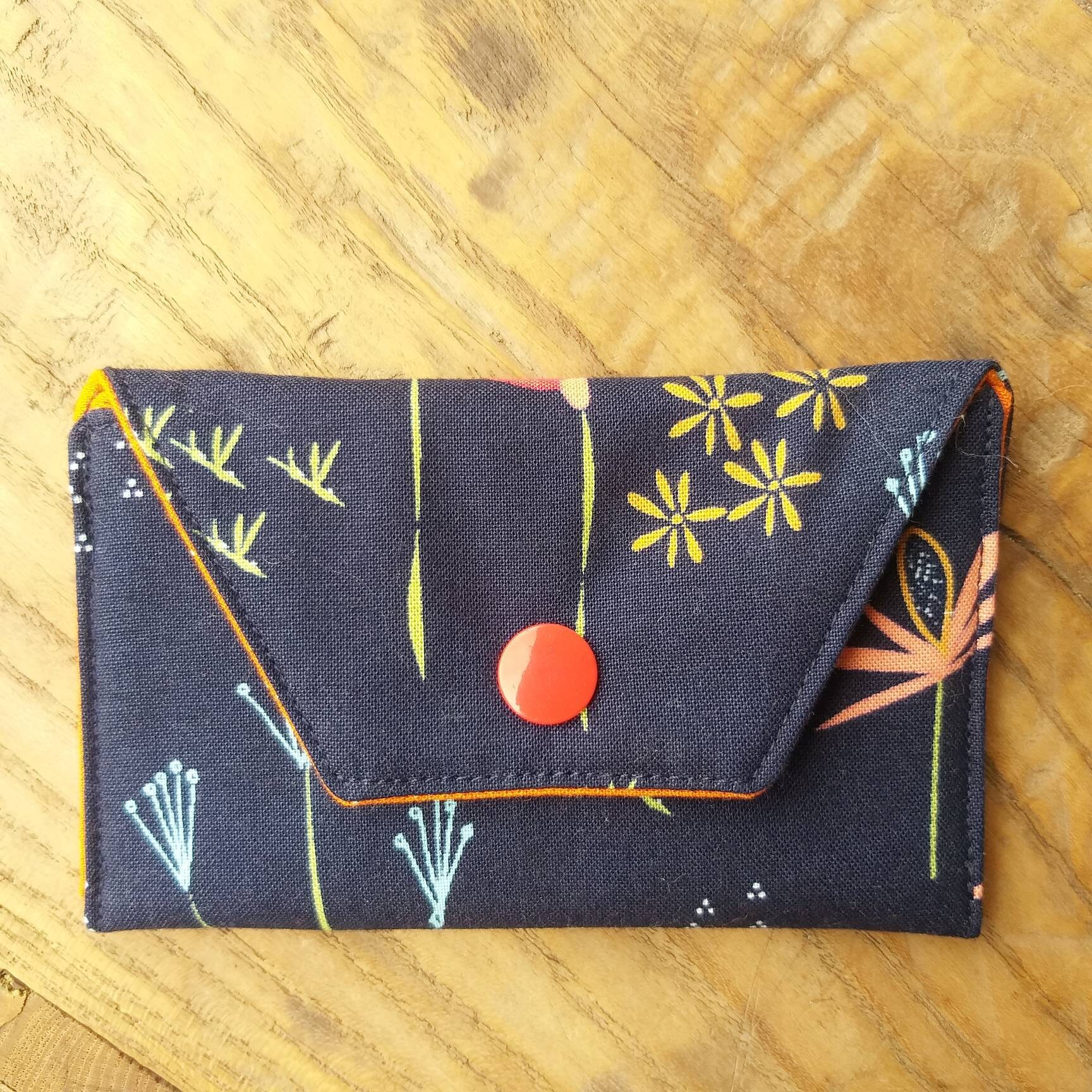 Slim Pocket Wallet Handmade Gift Gift Card Holder Coin Purse - Etsy