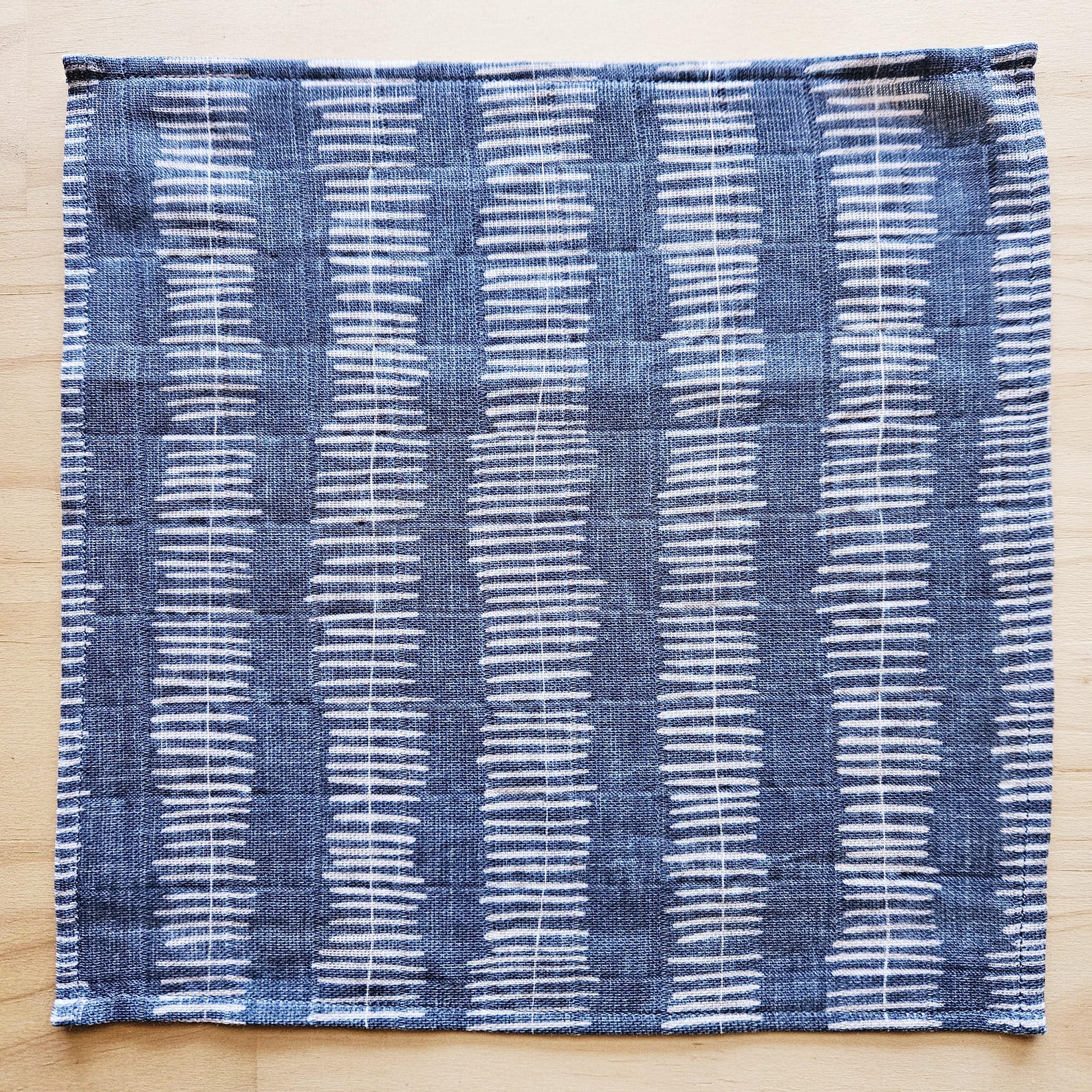 NEW Organic Gauze Handkerchief Denim Stripe Scarlet Soleil Australian ...