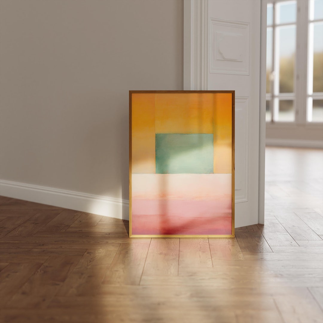 Rothko Wall Decor Framed Mark Rothko Poster, Rothko Wall Art, Inspired ...