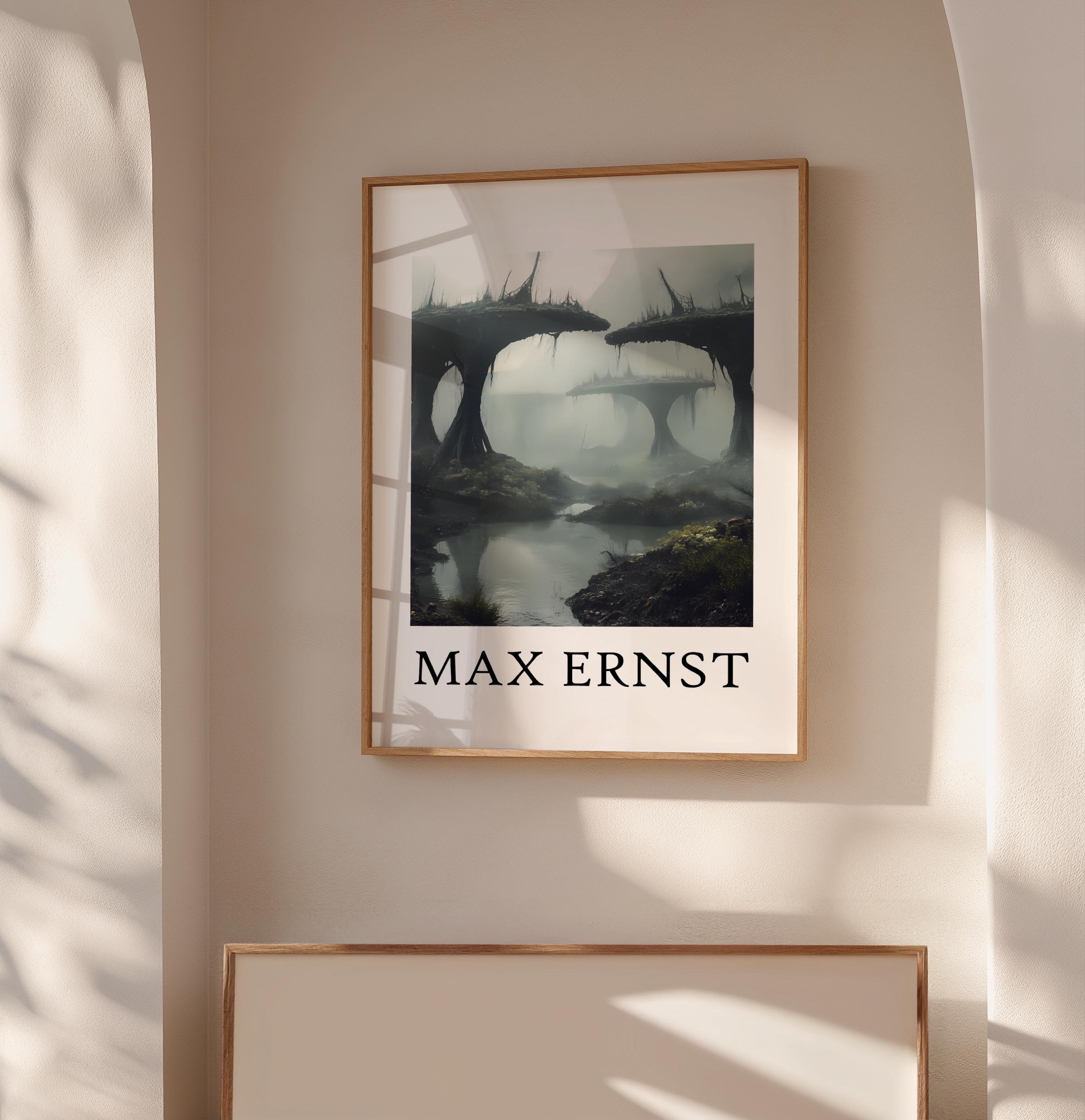 Max Ernst Poster With Frame - Surrealist Art as Max Ernst Print Ready ...