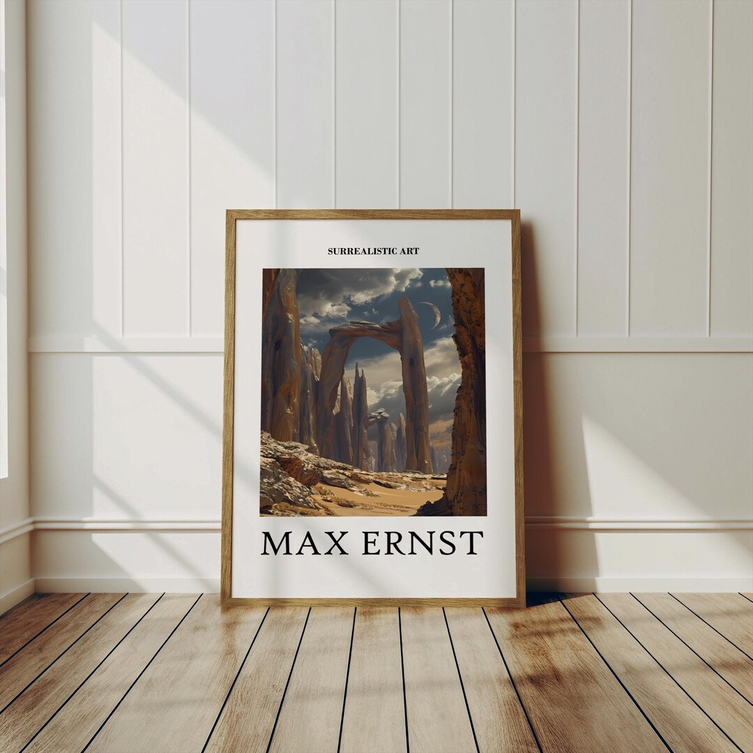 Max Ernst Poster With Frame - Surrealist Art as Max Ernst Print, Ready ...