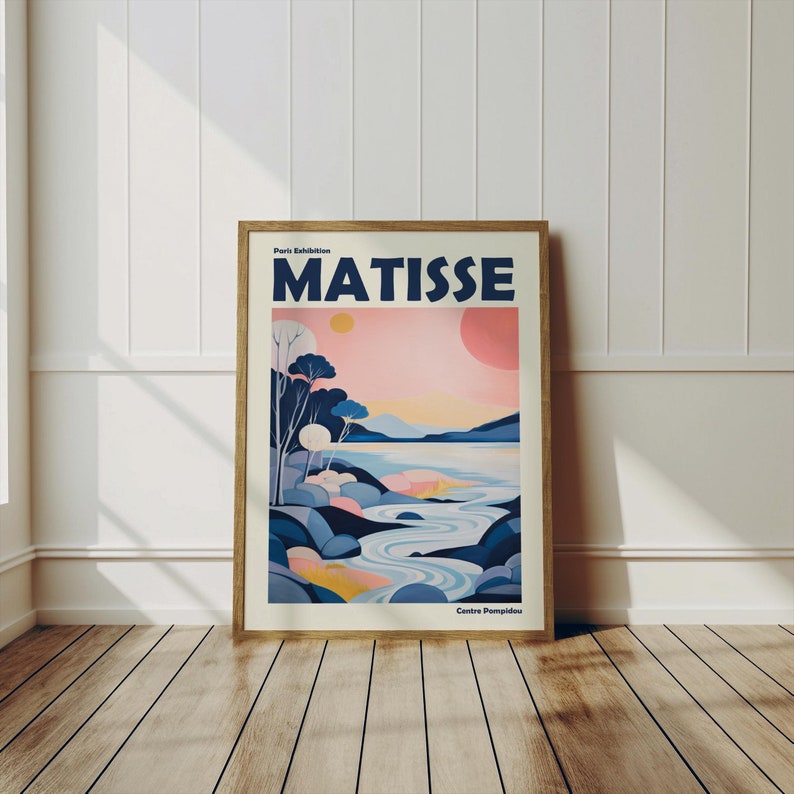 Henri Matisse Poster Framed - Colorful Wall Art as Matisse Museum Print ...