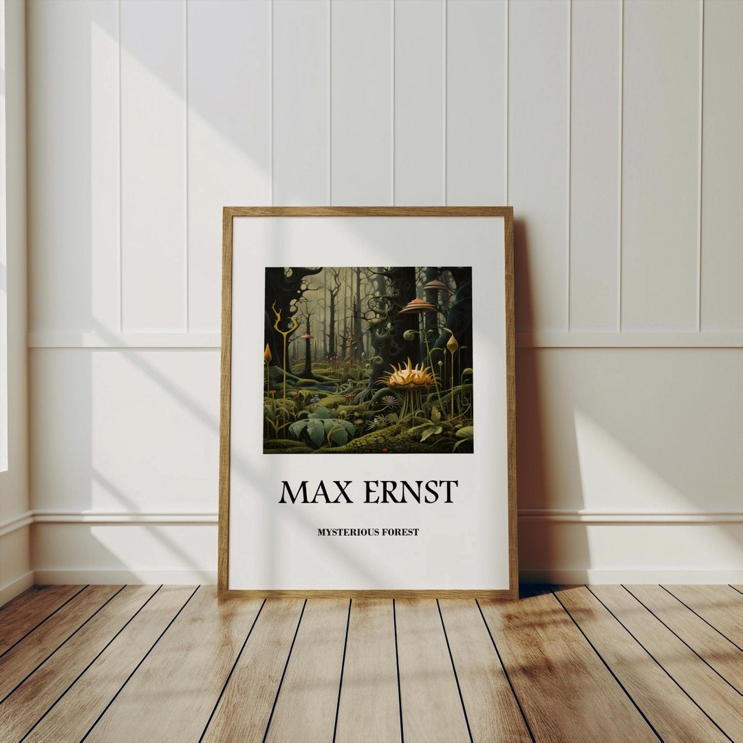 Max Ernst Poster Ready to Hang - Forest, Surrealist Art as Max Ernst ...