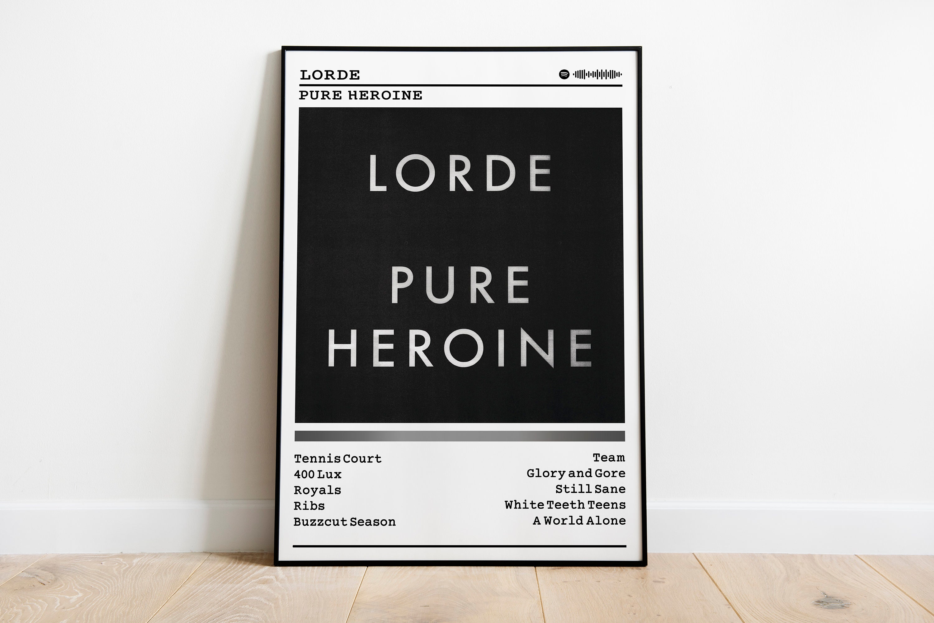 Lorde Pure Heroine Poster