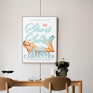 Sabrina Carpenter Poster Print Artist Poster Music Gift Wall Decor Room ...