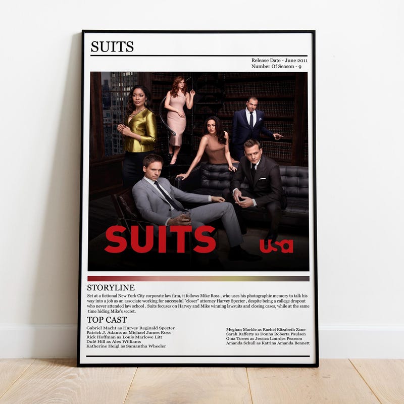 Suits Tv Show - Etsy Australia