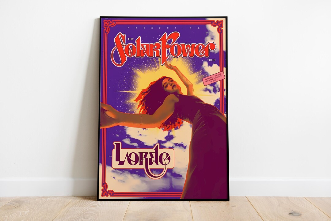Lorde Poster Print | Artist Poster | Music Gift | Wall Decor | Room ...