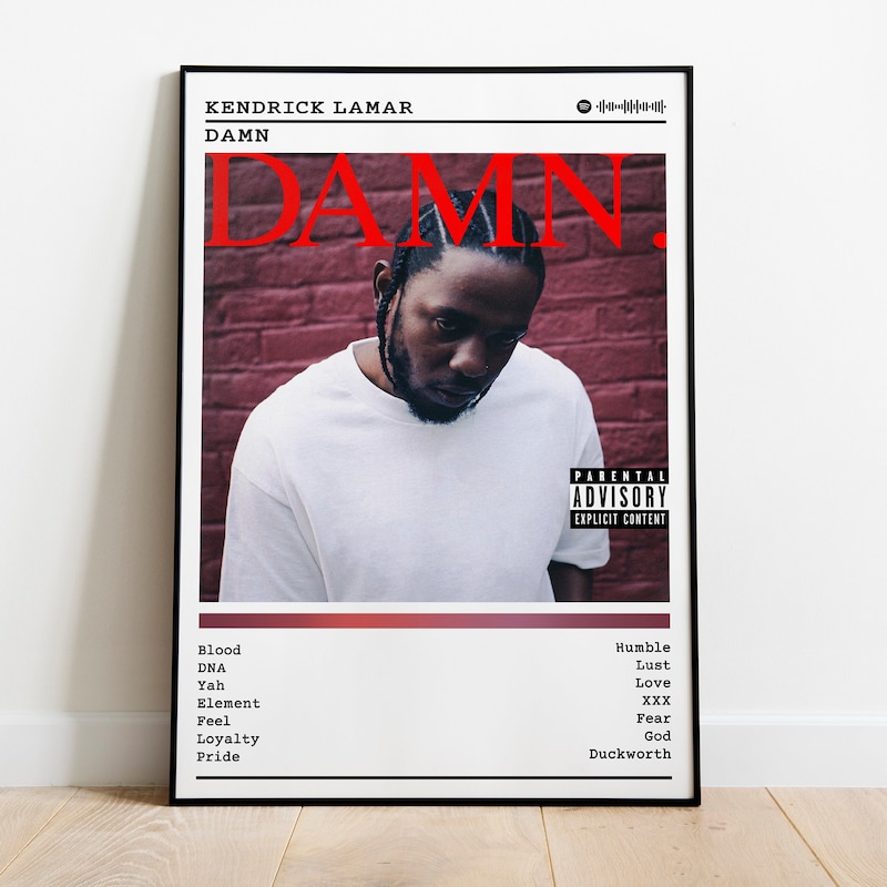 Kendrick Lamar Poster - Etsy