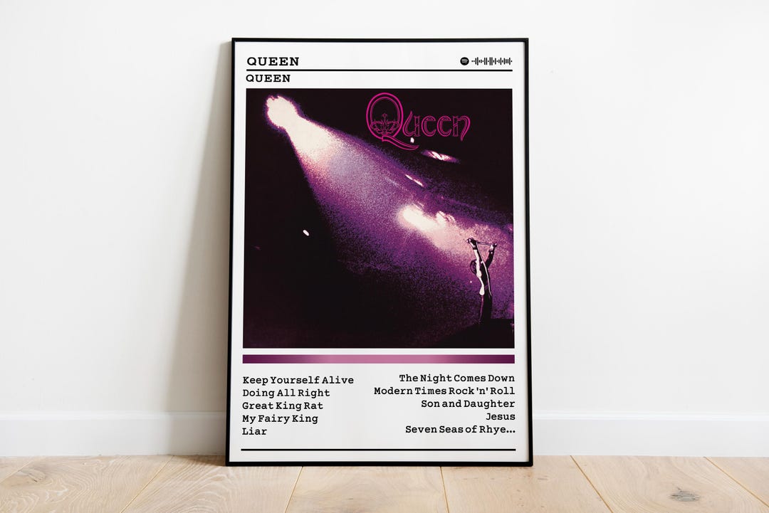 Queen Poster Print Queen Album Poster Music Poster Album Cover Poster ...