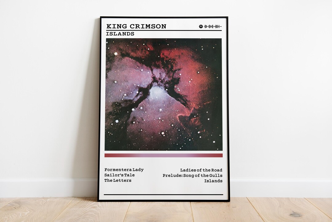 King Crimson Poster Print | Islands Album Poster | Music Poster | Album ...