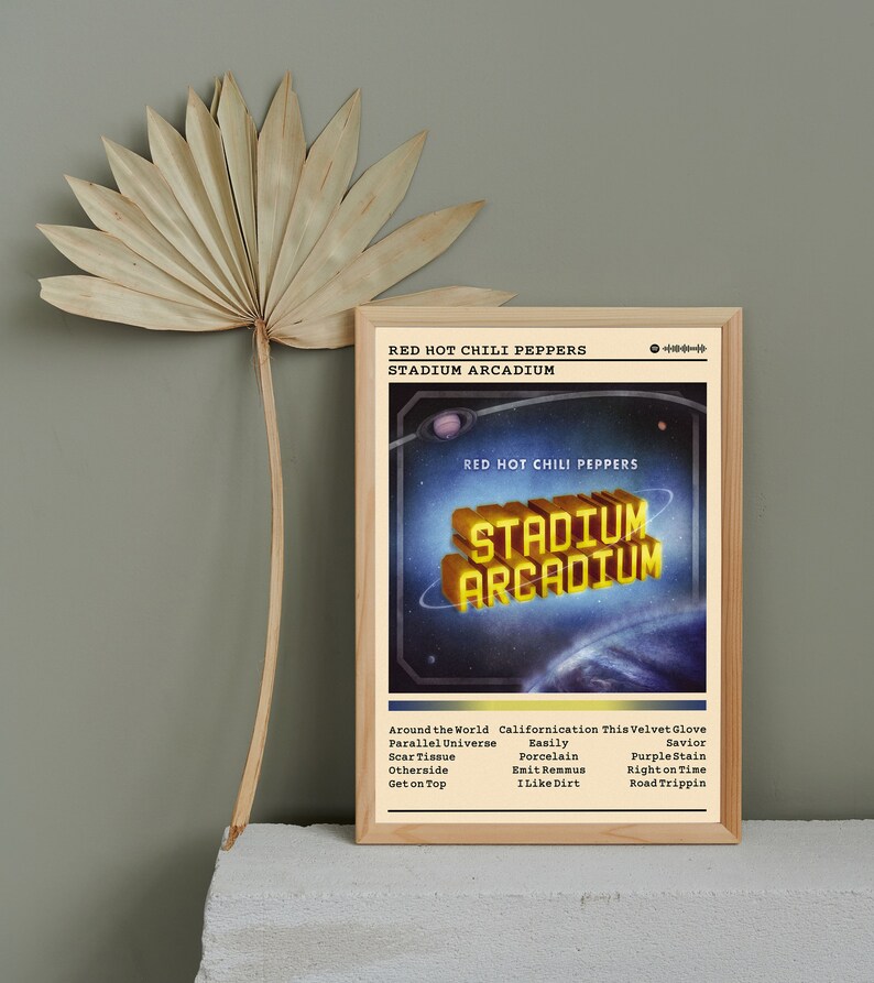 Red Hot Chili Peppers Poster Print Stadium Arcadium Album Poster Music Poster Album Cover Poster ...