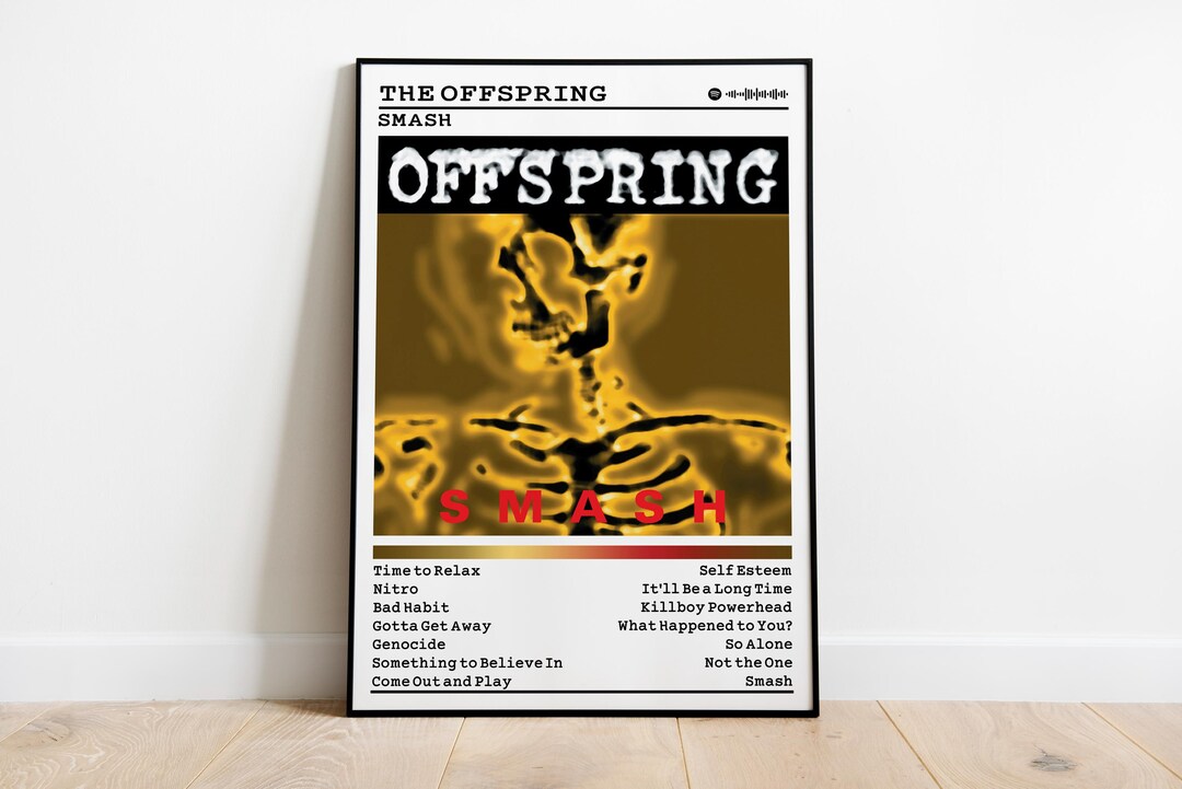 The Offspring Poster Print | Smash Album Poster | Music Poster | Album ...