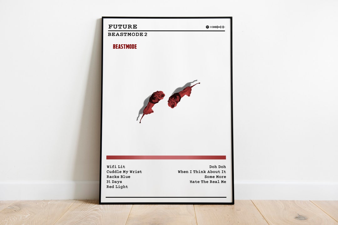 Future Poster Print | Beast Mode 2 Album Poster | Music Poster | Album ...