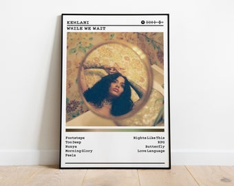 Kehlani Poster Print | Blue Water Road Album Poster | Music Poster ...