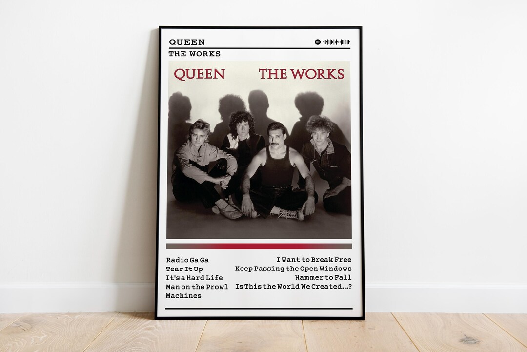 Queen Poster Print the Works Album Poster Music Poster Album Cover ...