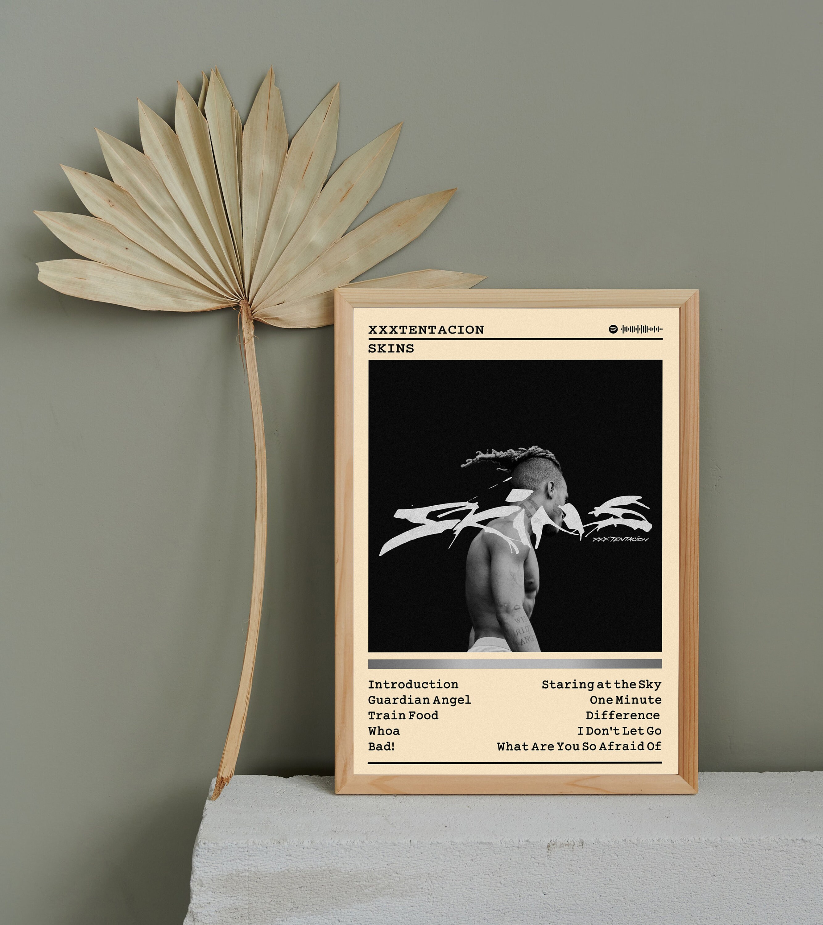 Xxxtentacion Poster Print | Skins Album Poster | Music Poster | Album ...