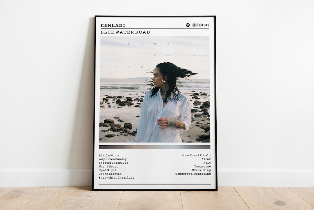 Kehlani Poster Print Blue Water Road Album Poster Music Poster Album ...