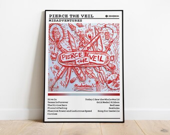 Pierce the Veil Poster | Collide With the Sky Poster | Rock Music ...