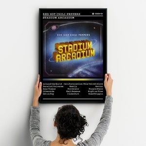 Red Hot Chili Peppers Poster Print | Stadium Arcadium Album Poster ...