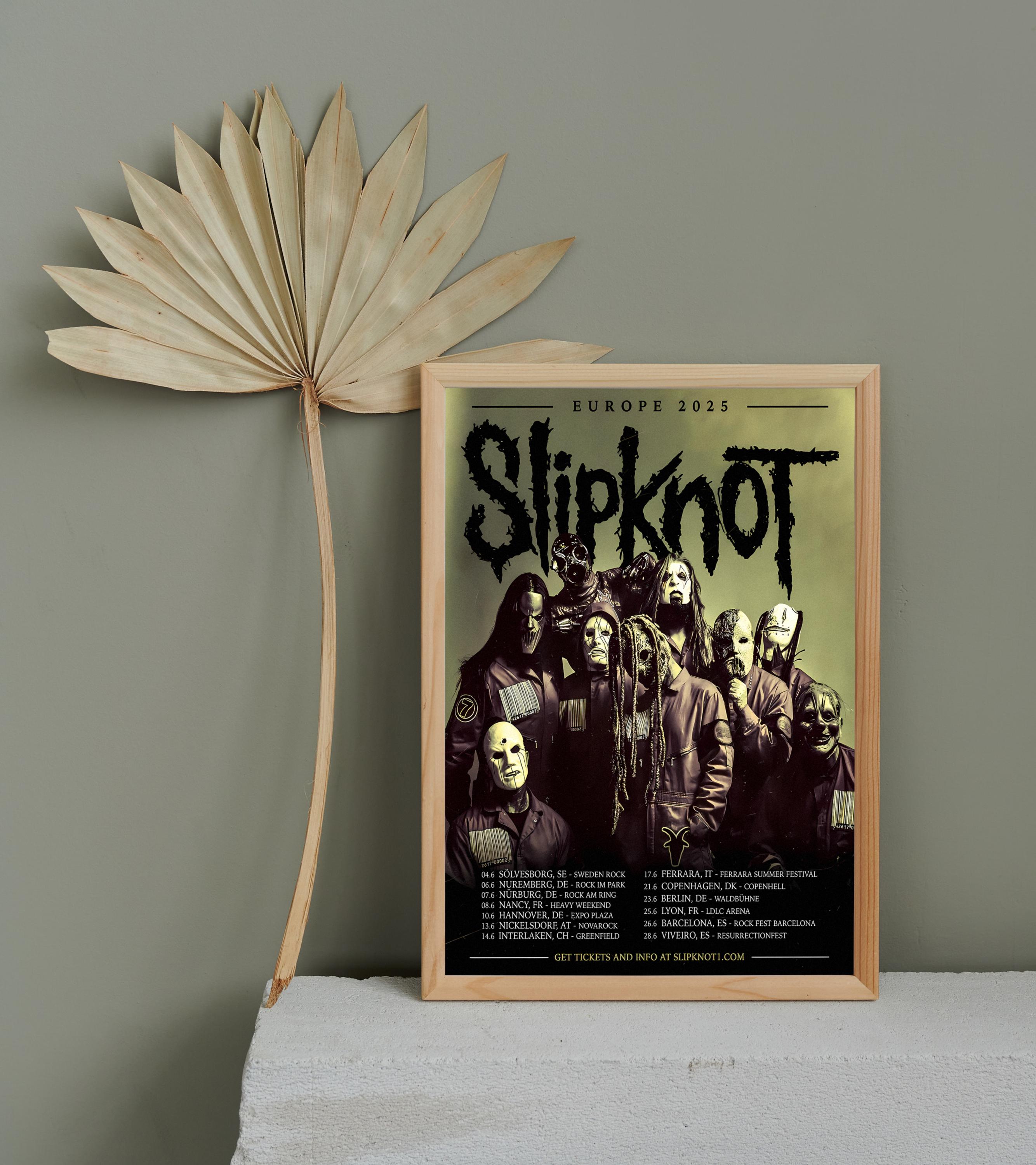 Slipknot Poster Print | Artist Poster | Music Gift | Wall Decor | Room ...