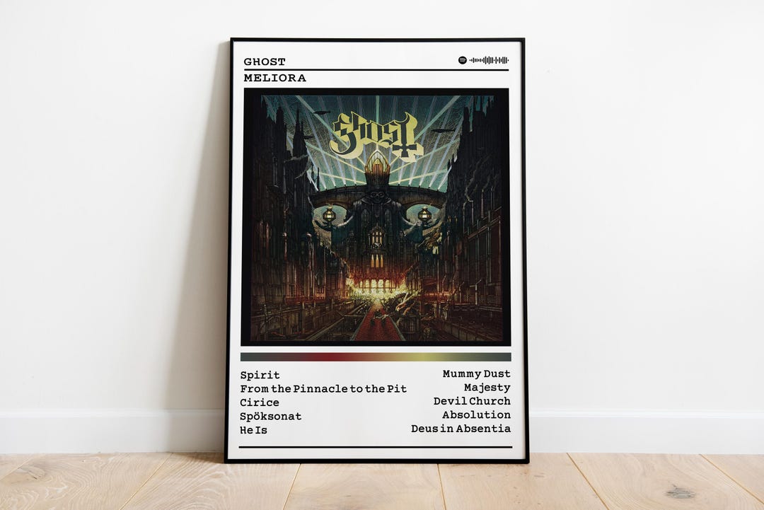 Ghost Poster Print | Meliora Album Poster | Music Poster | Album Cover ...