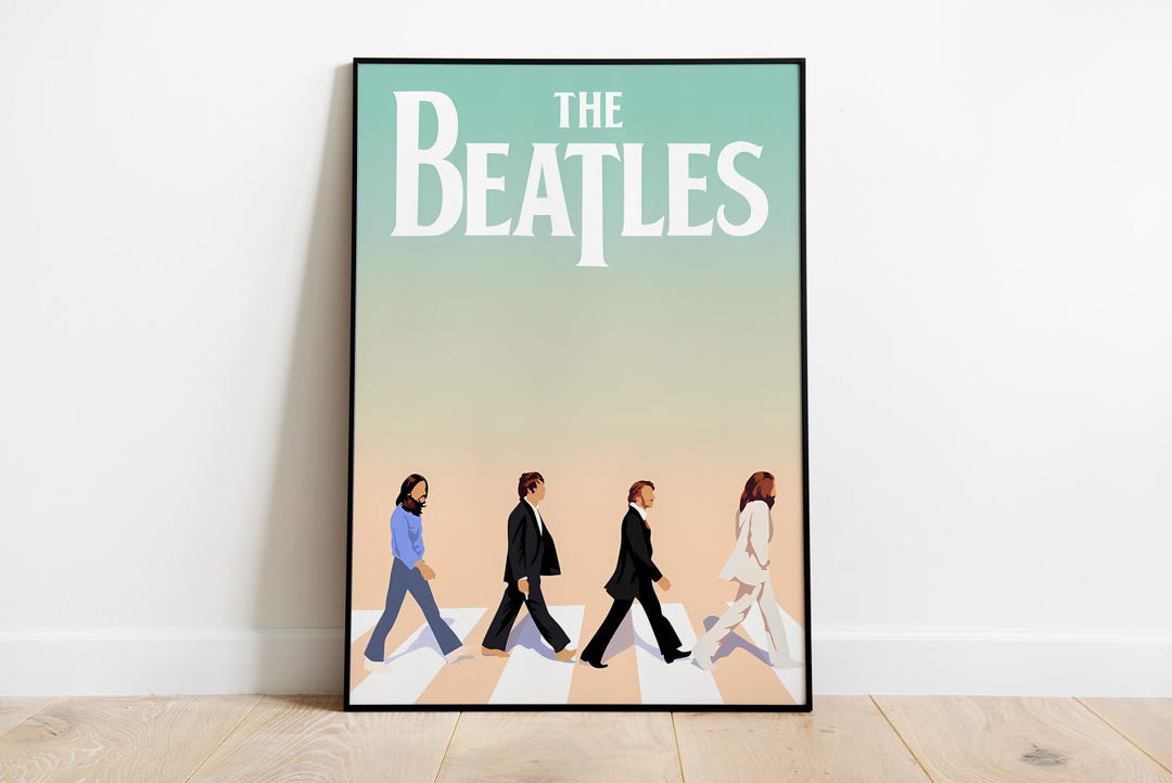 The Beatles Poster Print | Artist Poster | Music Gift | Wall Decor ...