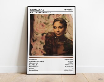 Kehlani Poster Print | Blue Water Road Album Poster | Music Poster ...