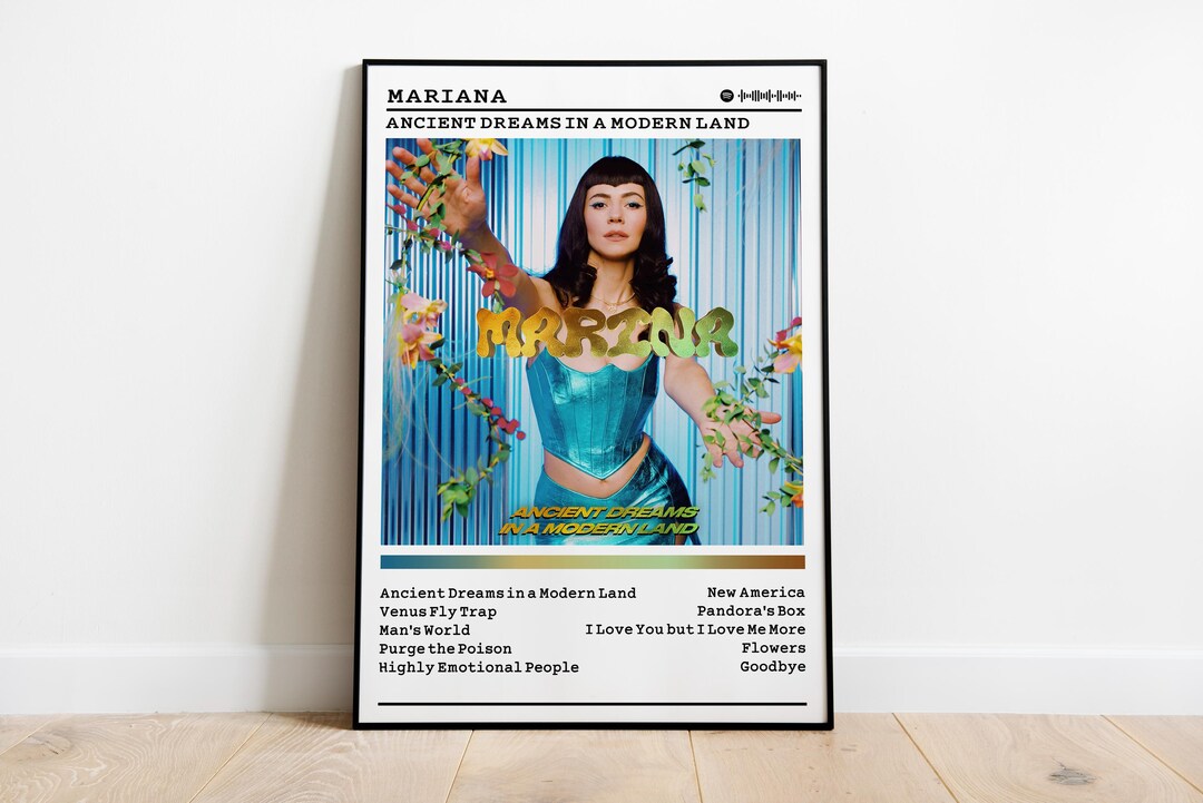 Marina Poster Print | Ancient Dreams in A Modern Land Album Poster ...