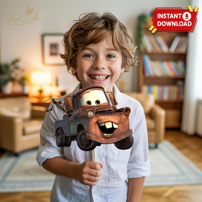 Disney Cars Birthday Photo Booth Props, Printable Party Decorations ...