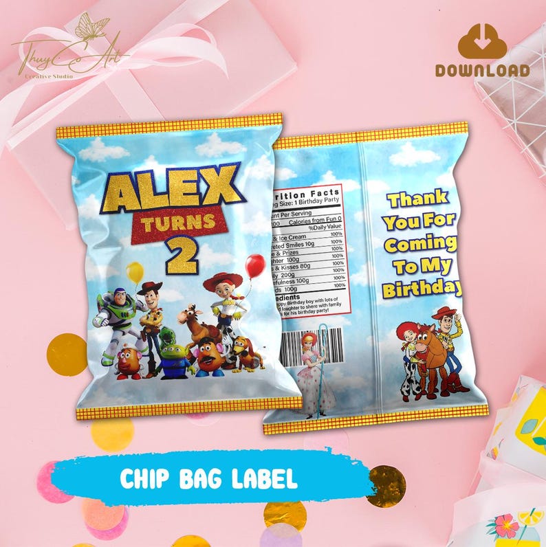 Printable Toy Story Birthday Party Bundle: Digital Decor (personalized ...