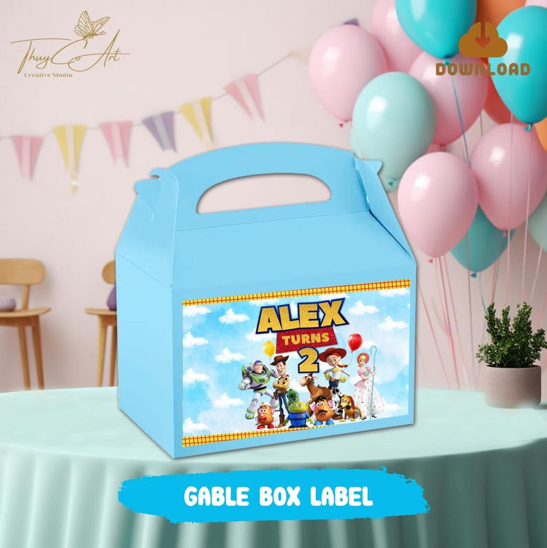 Printable Toy Story Birthday Party Bundle: Digital Decor (personalized ...