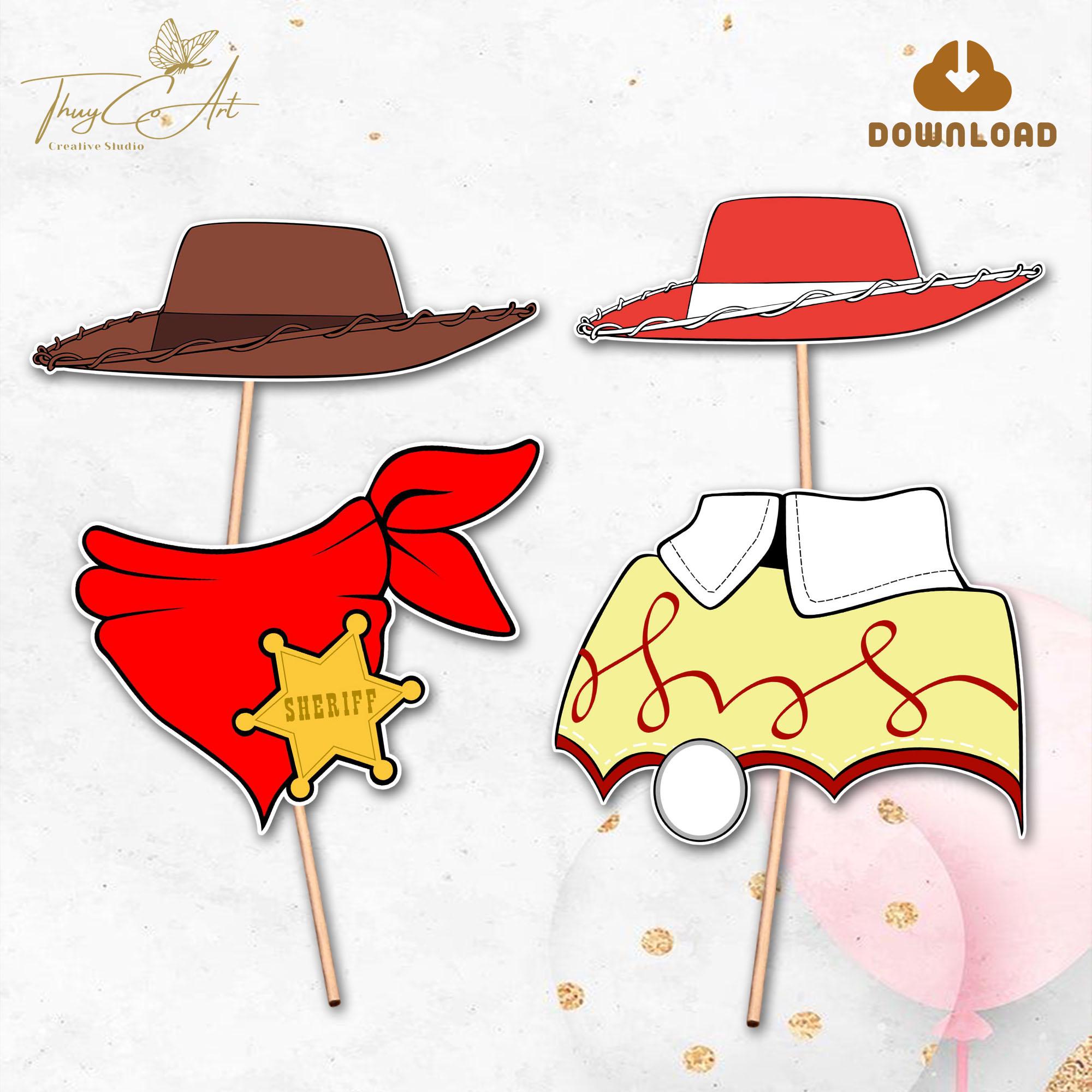 Toy Story Photo Booth Props: Birthday Party Printables (digital ...
