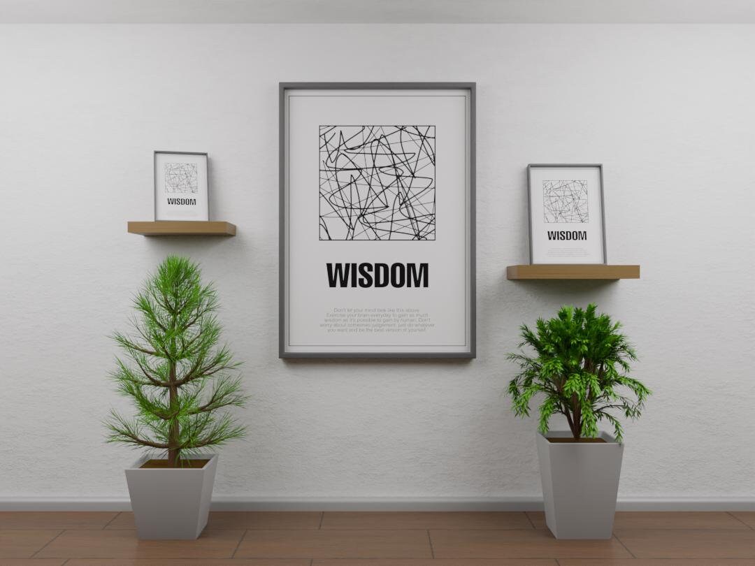 Poster Wisdom Wall Art Printable Poster Digital Download - Etsy