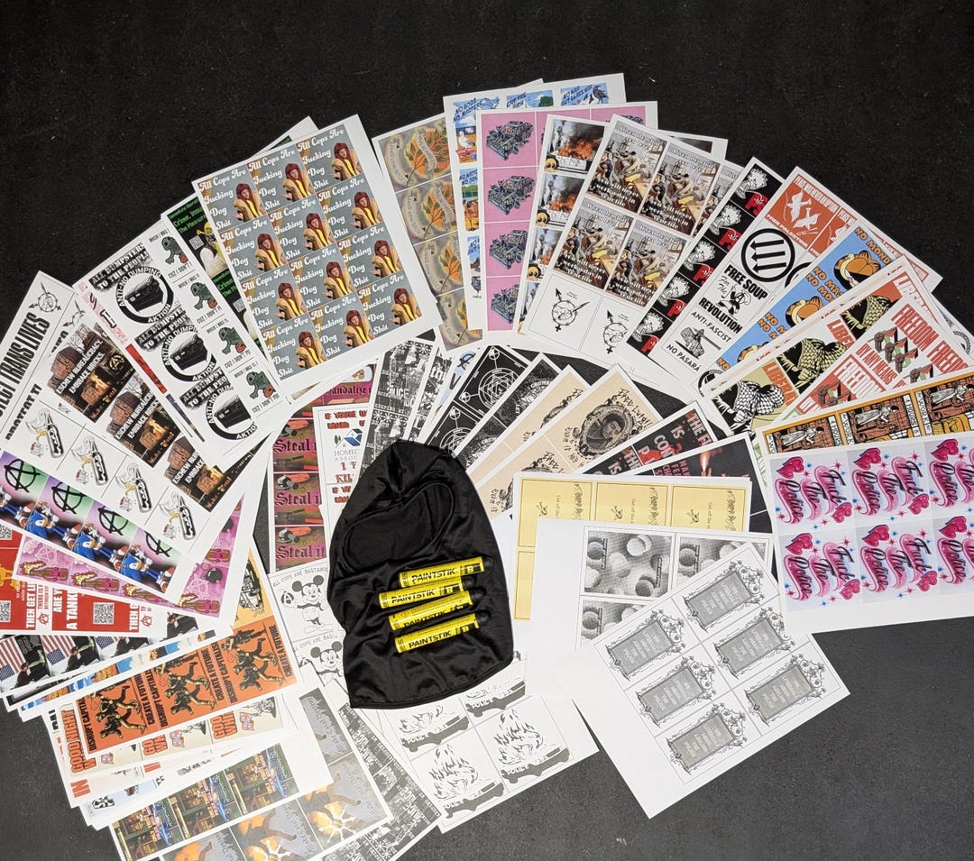 Anarchist Graffiti and Vandalism Pack - Etsy