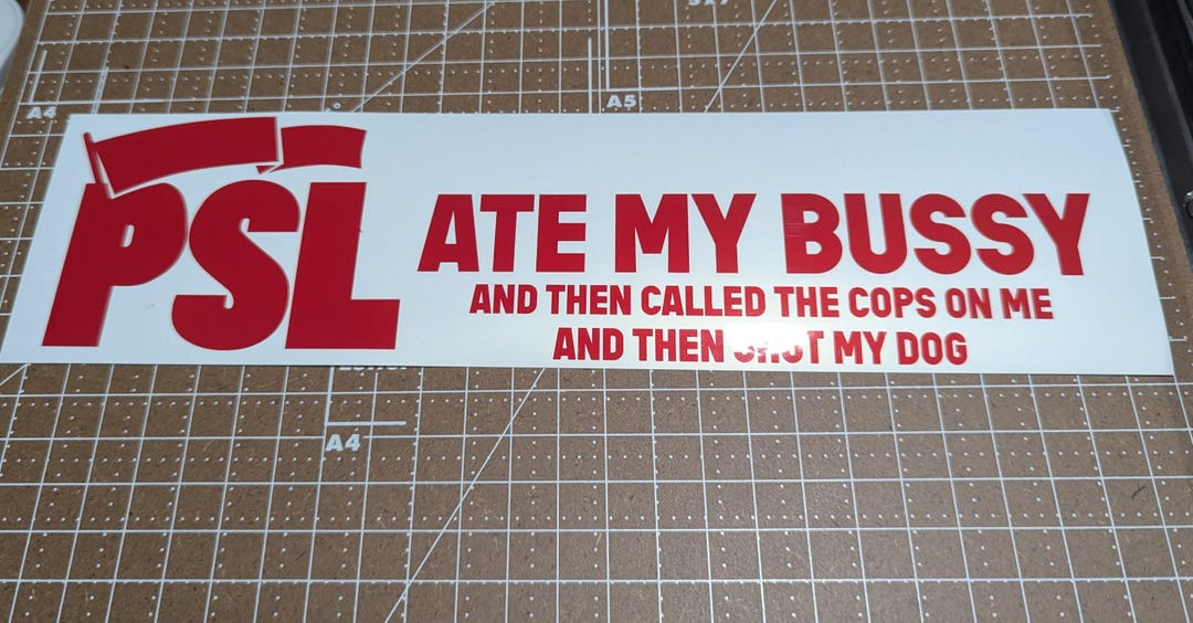 Anti-psl Bumper Sticker - Etsy