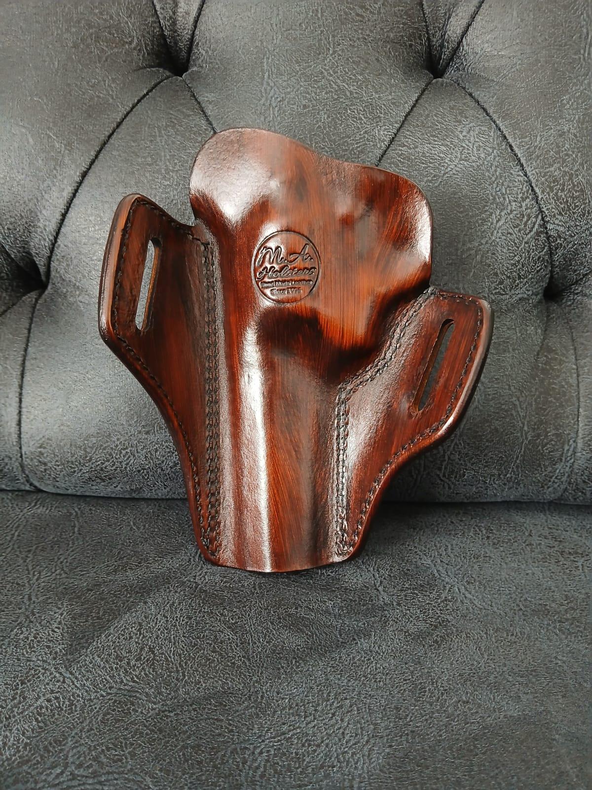 Handmade Leather Holster for Colt Python 4 4.25 & Colt King Cobra 4 ...