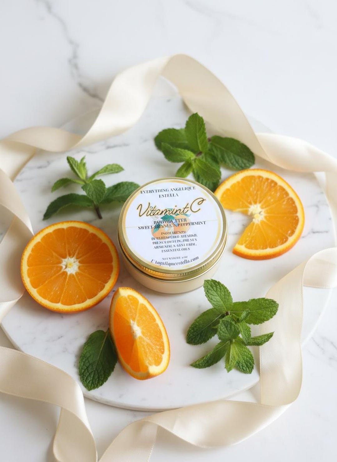 Vitamin C Body Butter, Sweet Orange & Peppermint - Etsy