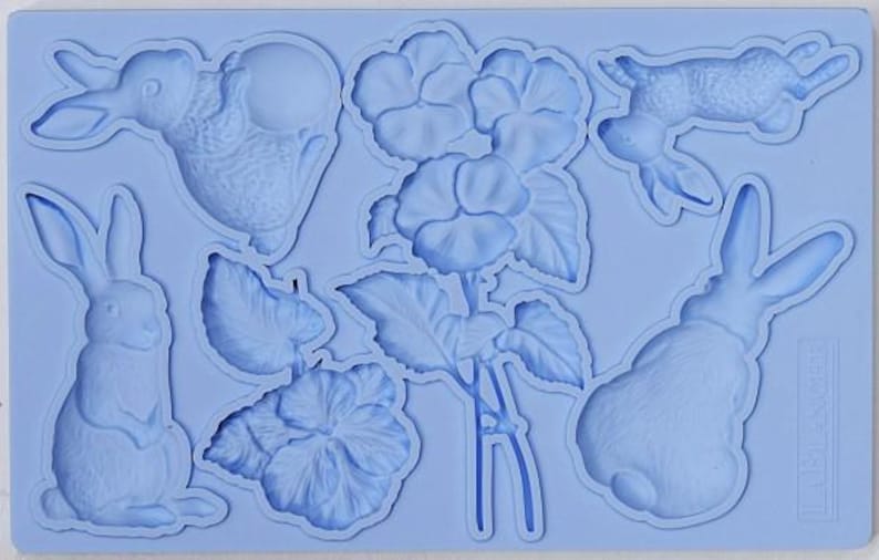 Lablanche Silicone Bunny Rabbit Mold, Easter Crafting, Food Safe ...