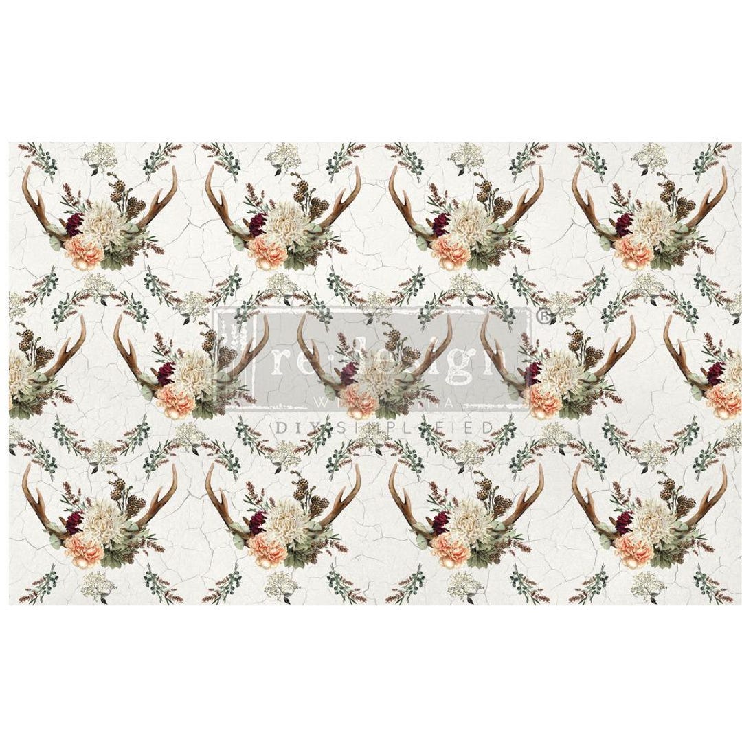 New! Redesign Prima - Cedar Creek Tissue Paper, Decoupage Paper, Deer ...