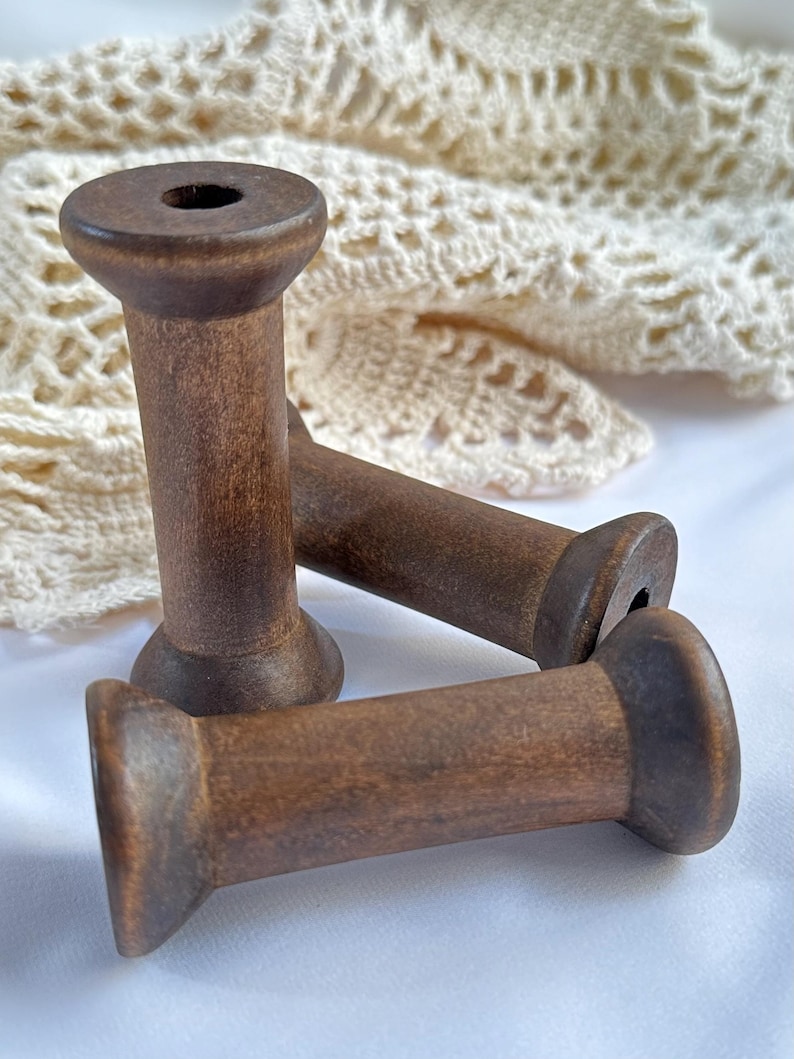 Spool - Wooden Spools, Vintage Style Wood Spools, Ribbon Storage ...
